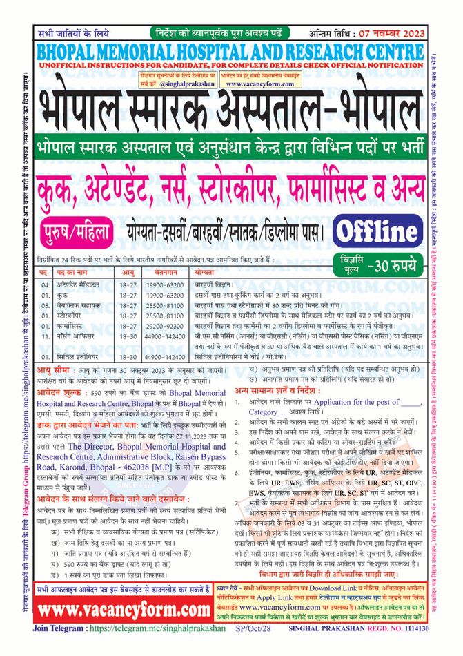 Bhopal Memorial Hospital and Research Centre [BMHRC] Bhopal