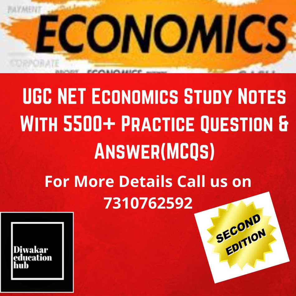 UGC NET Economics (Code-01) Study Notes (books) with 5000+ Unit wise ...