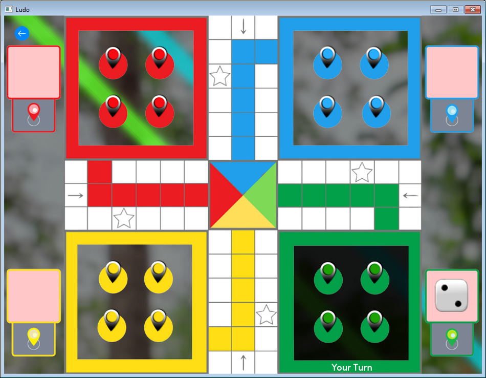 Ludo With Responsive Interface Python Project 