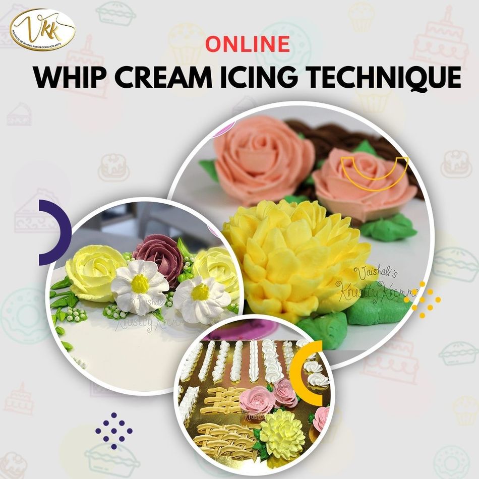 Whip Cream Icing Techniques - Live Online