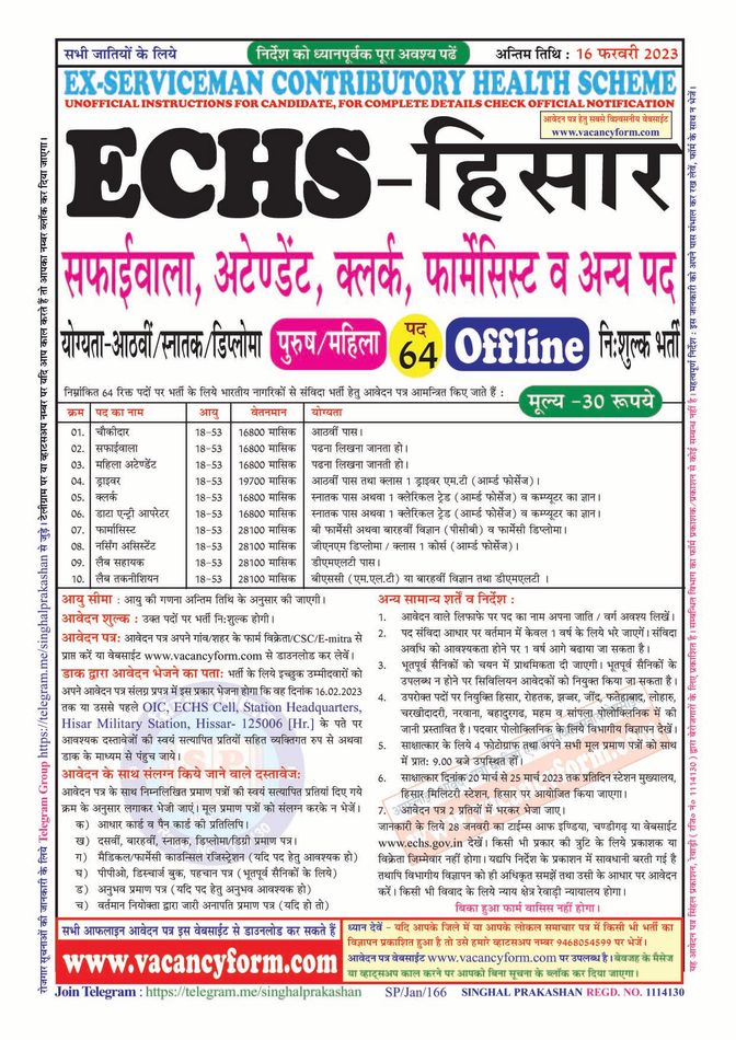 ECHS Hisar