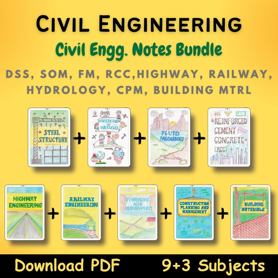 Best Civil Engineering Handwritten Notes Bundle PDF for [GATE/ESE]