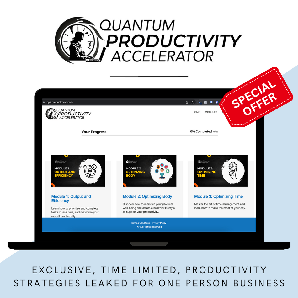 Quantum Productivity Accelerator