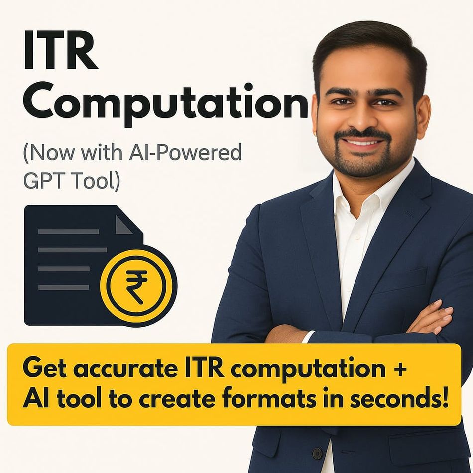 Professional ITR Computation Format with AI GPT Access
