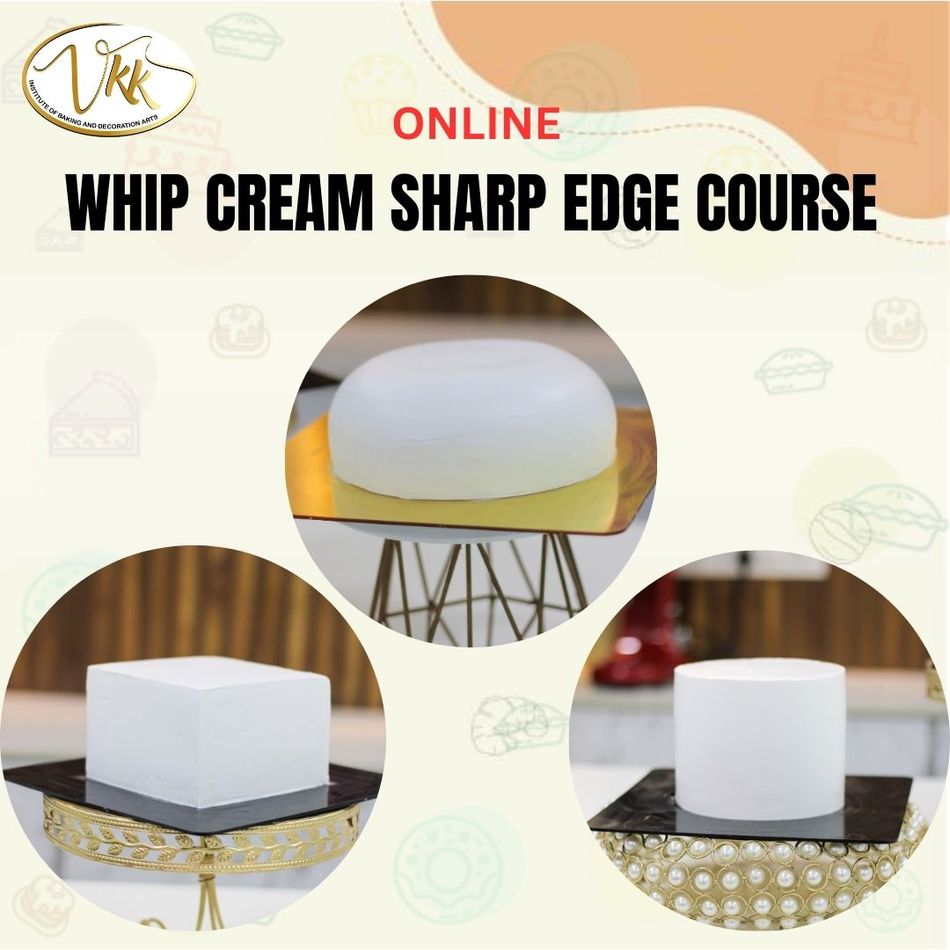 Sharp Edge Masterclass (Whip Cream Icing) - Live Online