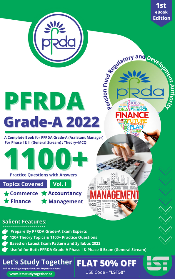 PFRDA Grade A Book 2022 (VOL. I) of Commerce & Accountancy, Management ...