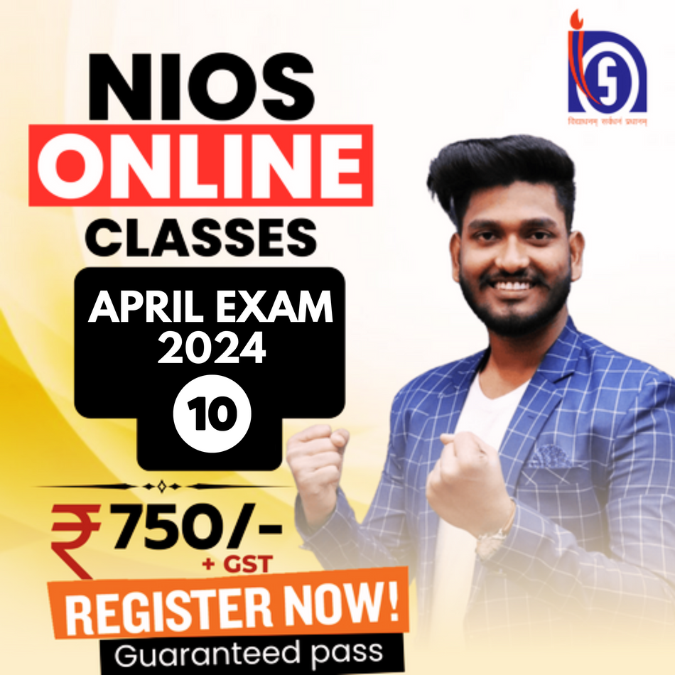 Nios Class 10th (Online Class) Batch October 2024