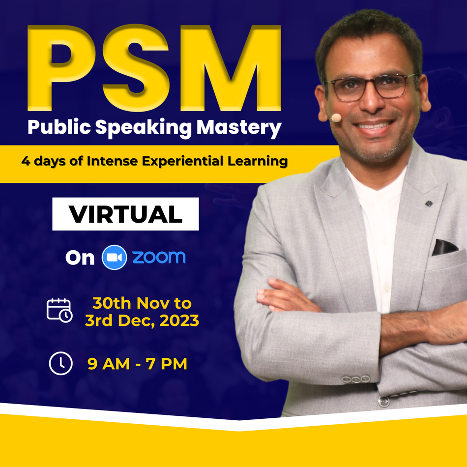 Public Speaking Mastery - Virtual