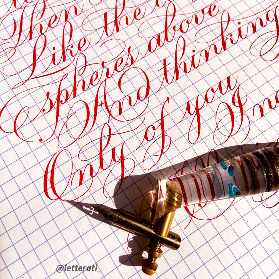 Copperplate Calligraphy Workshop, with calligraphy kit - 2,3,4 April