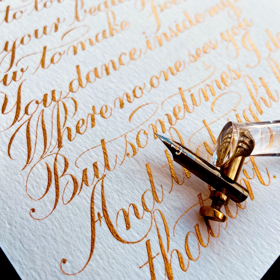 Copperplate Calligraphy Workshop (With kit)-26,27,28 Feb