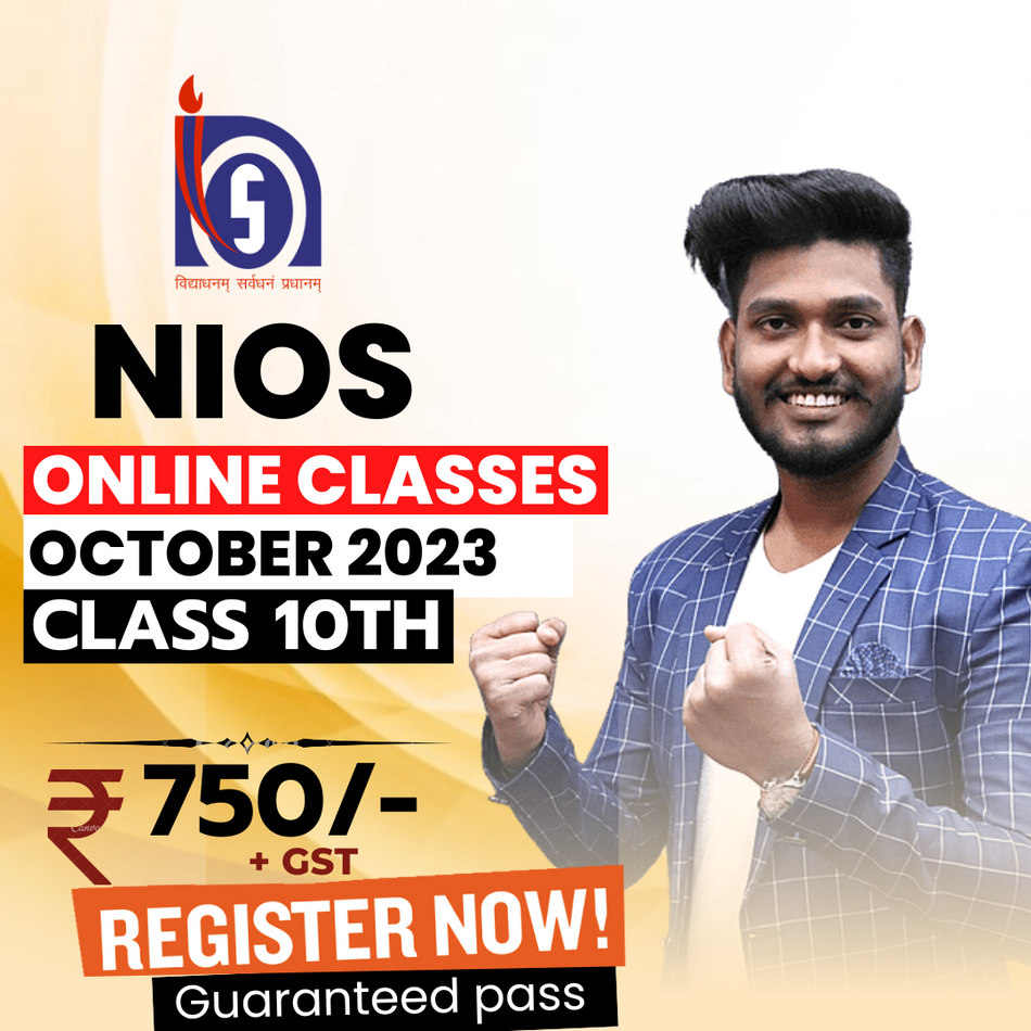 Nios Class 10th Booster Batch October 2023