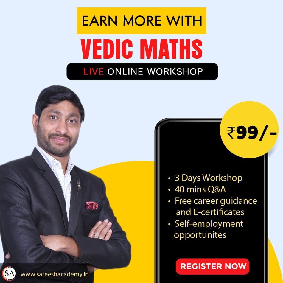 Vedic Maths Workshop (Tuesday, 16 TO 18 February, 2021)