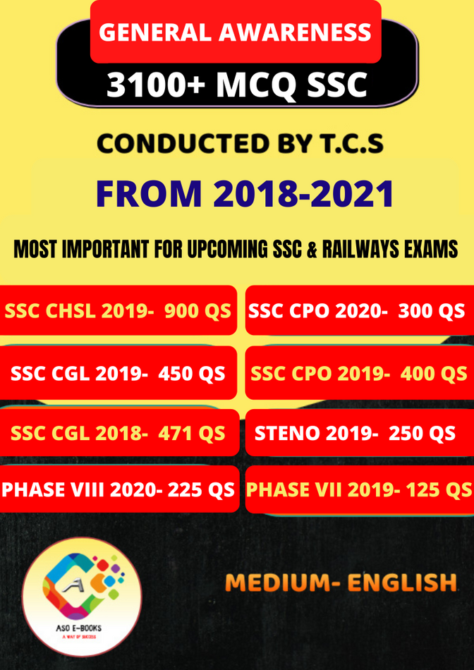 SSC GK QUESTION BANK