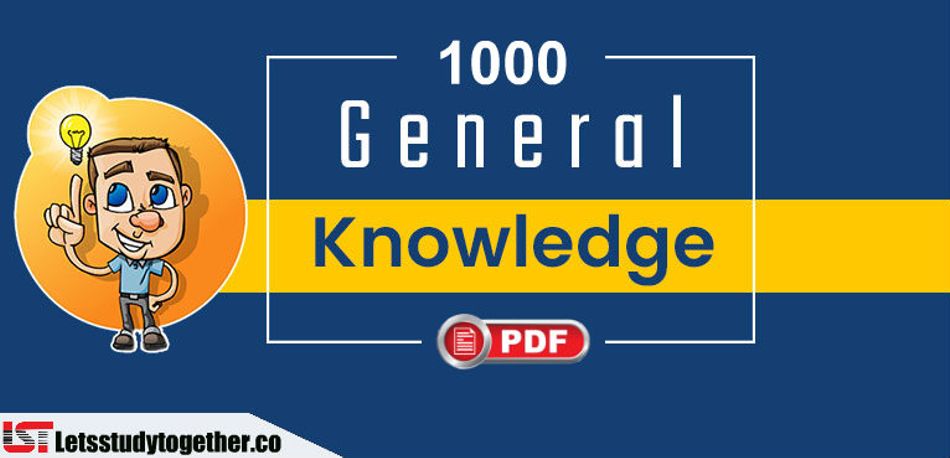 Important General Knowledge (GK) One Liner Questions PDF for Railway ...