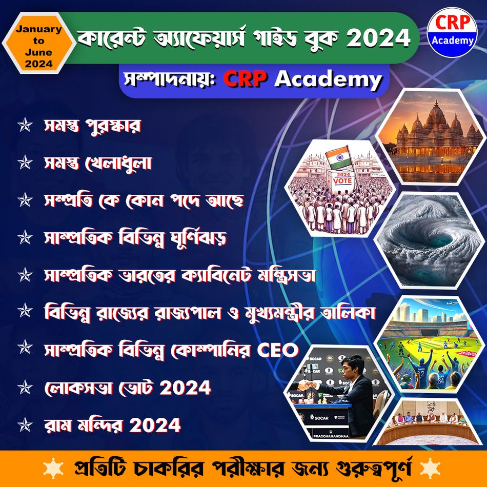 Jan to July Current Affairs 2024 ebook