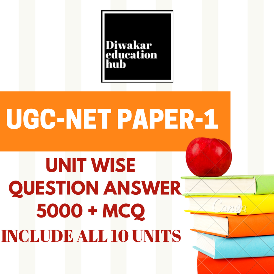 UGC NTA NET Paper (Code-01) 4000+ Topic wise /Unit wise Practice Question Answer PDF As Per Update