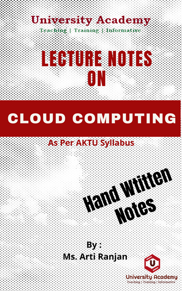 Cloud Computing Hand Written Notes