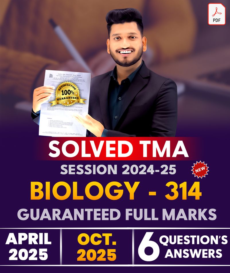 NIOS CLASS 12TH Biology (314) SOLVED TMA In English Medium PDF SESSION ... NIOS CLASS 12TH Biology (314) SOLVED TMA In English Medium PDF SESSION ...