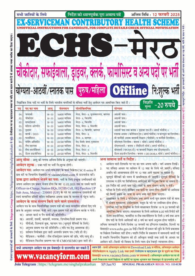 ECHS Meerut
