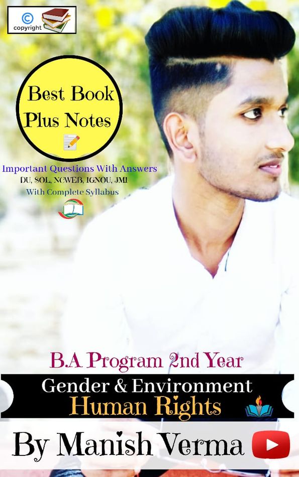 Human Rights - Gender & Environment B.A Program 2nd Year Best Notes ...