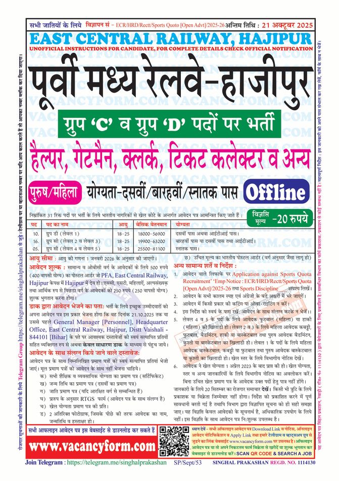East Central Railway, Hajipur