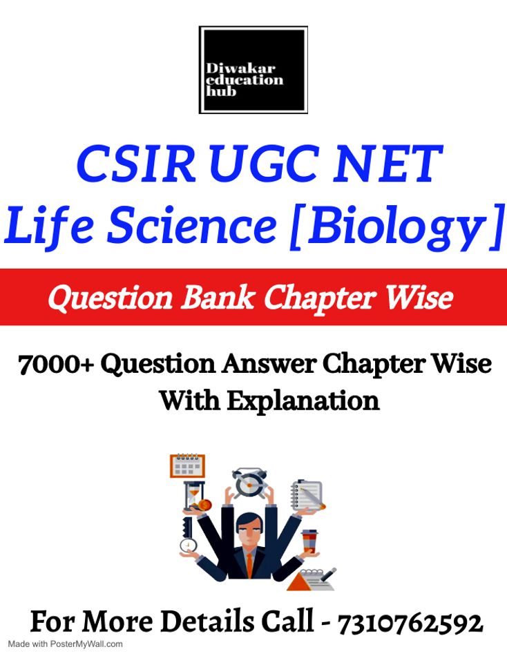 CSIR NET Life Science [Biology] 7500+ Practice Question Answer [MCQ ...