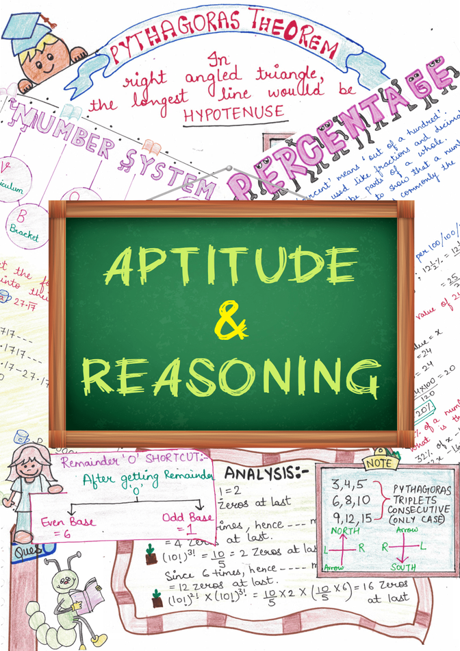 General Aptitude & Reasoning Handwritten Color Notes PDF for (GATE & ESE)