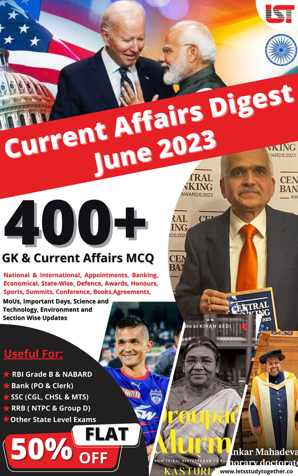 Monthly CA Digest June 2023 –Section Wise Current Affairs Updates & 400 ...