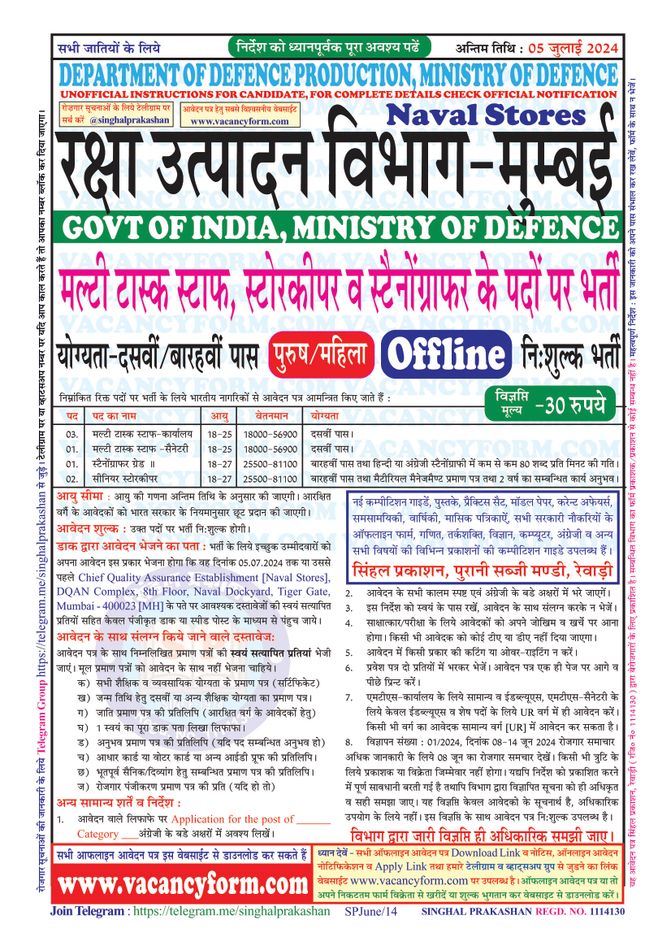 Department of Defence Production, Mumbai