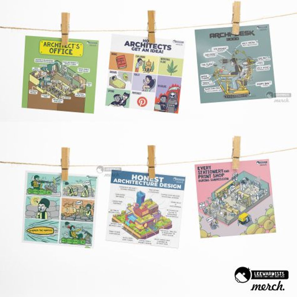 Square Comics - Assorted Leewardists Famous Comics