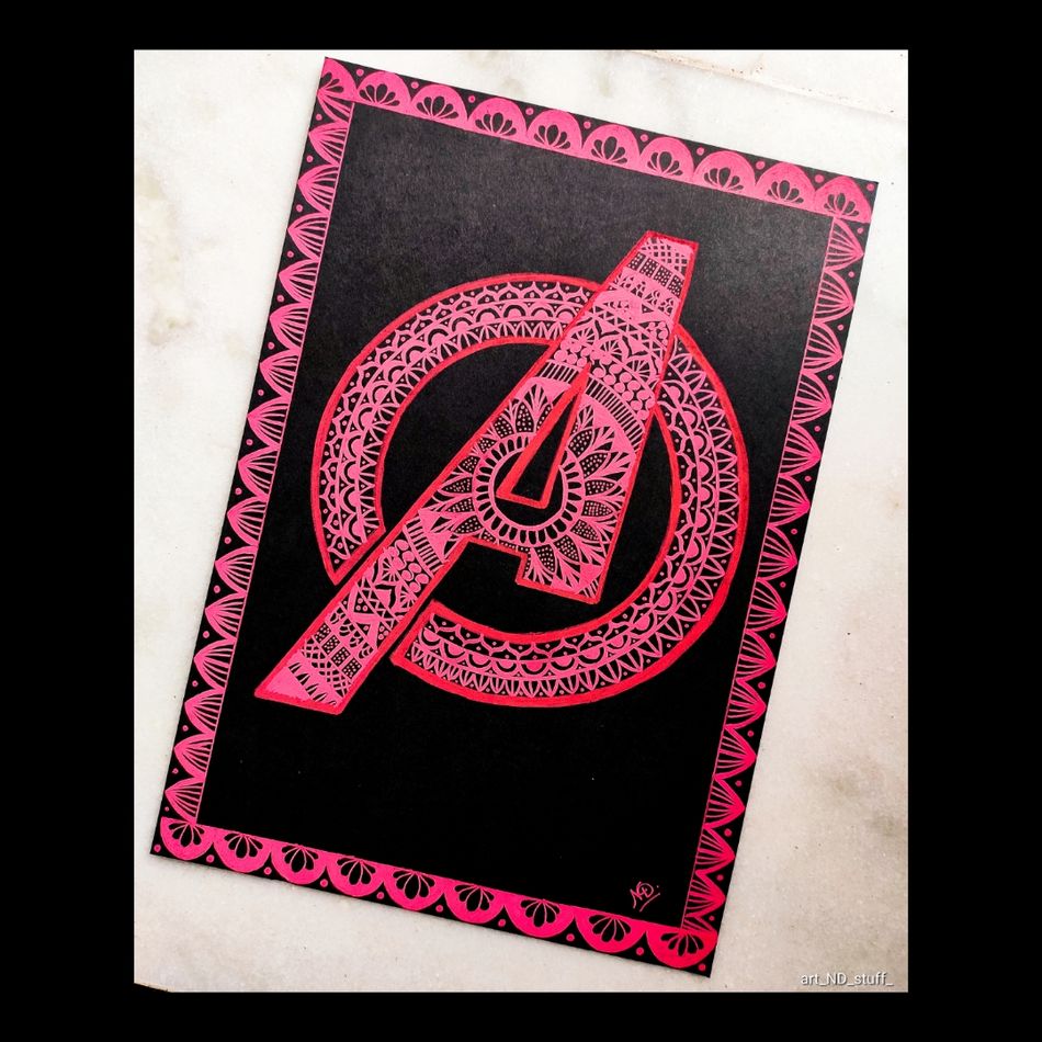 Avengers Mandala (A4 size)