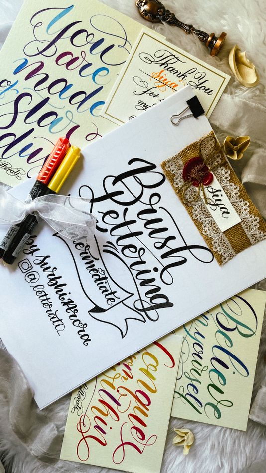 Brush Calligraphy: level 2, with Calligraphy Kit: 24,25 July