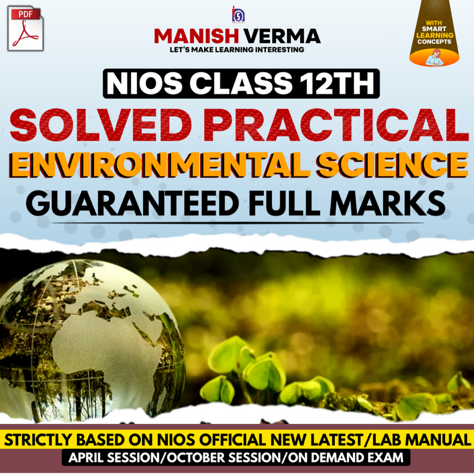 Nios Class 12th Environmental Science Practical Solution in English Medium
