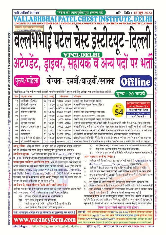 Vallabhbhai Patel Chest Institute [VPCI] New Delhi