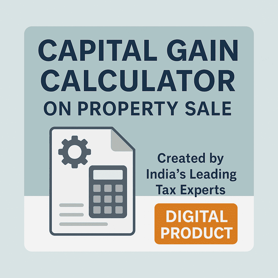 Capital Gain Calculator on Property (Excel) – With & Without Indexation ...
