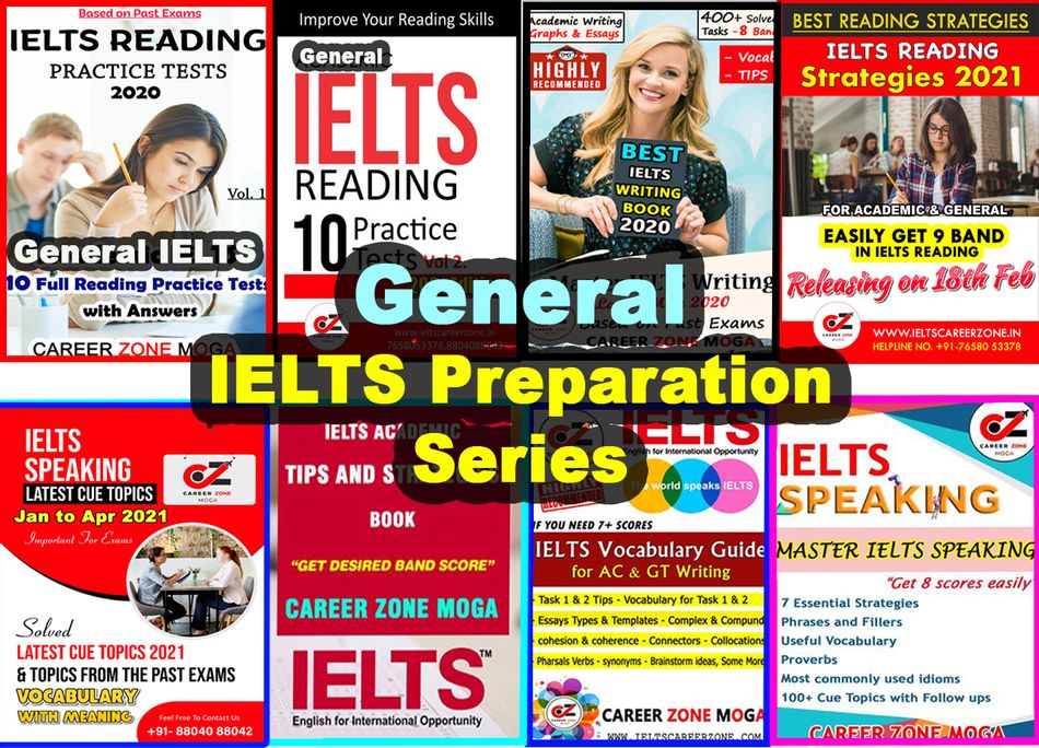 General IELTS Books - Set of 8 Books - Combo Pack (Download Now)